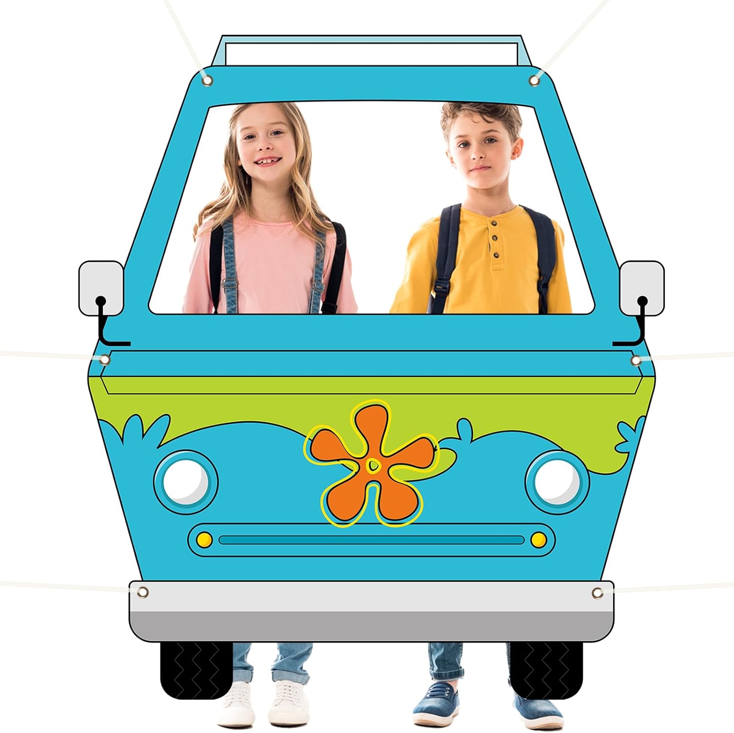 Amazon.com: Mysterious Car Photo Prop Selfie Frame Funny Mystery Bus ...