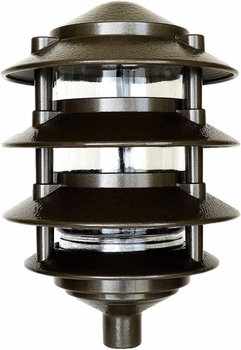 Greenfield PL3TPBBL Made in USA Post Base Weatherproof Path Light ...