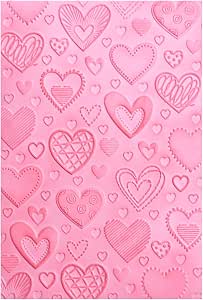 Amazon.com: Valentine's Day Hearts 3D Embossing Folder for Card Making ...