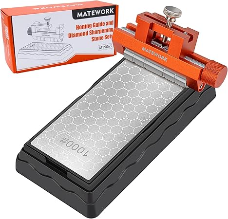 Amazon.com: Chisel Sharpening Kit with Diamond Sharpening Stone, Honing Guide Tool, Sharpener ...