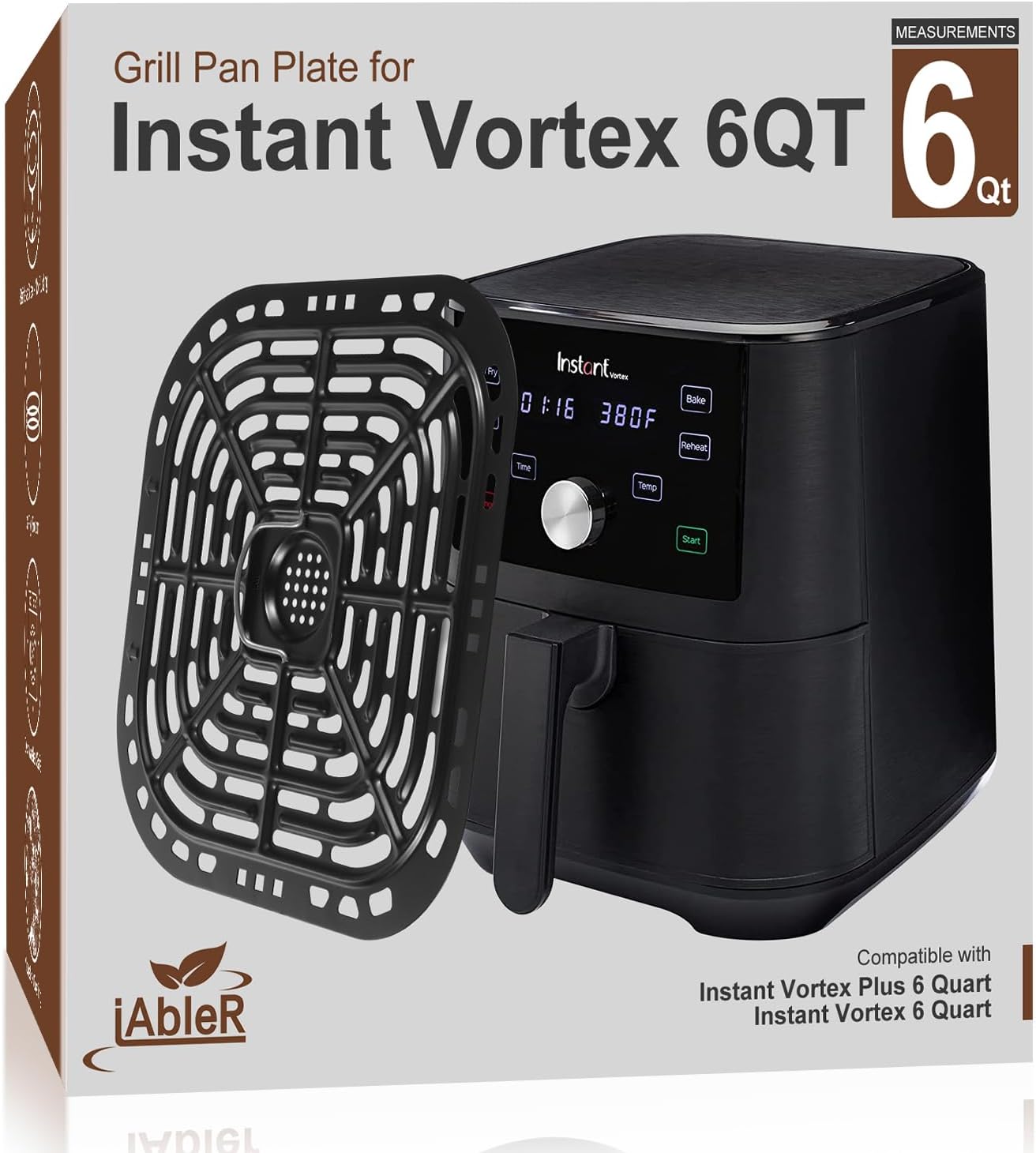Amazon.com: Original Instant Vortex Air Fryer Grill Pan Replacement ...