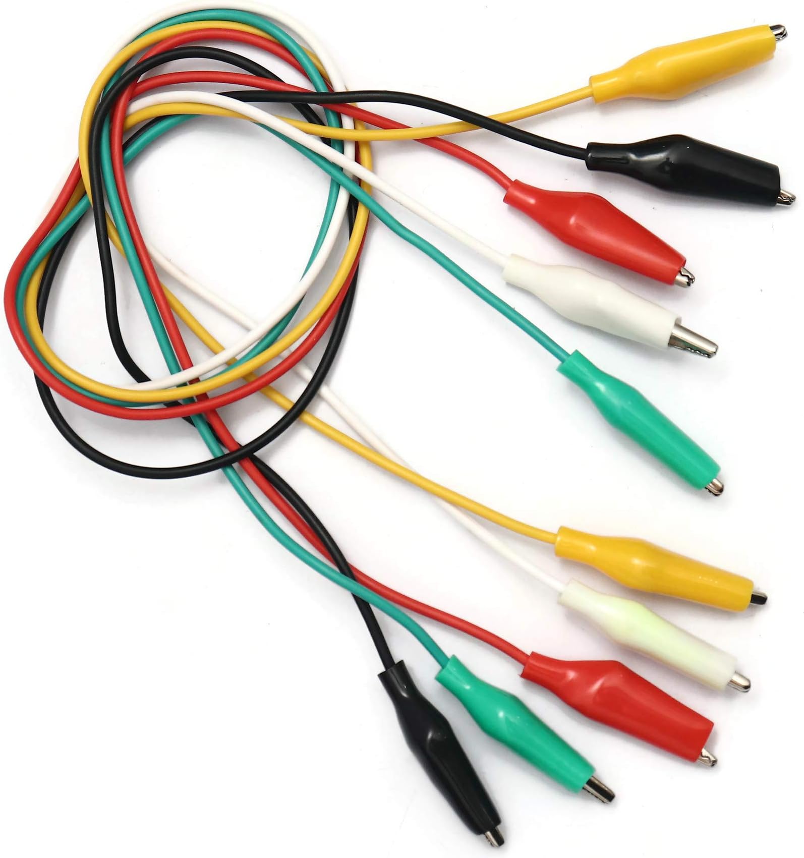 Electronic Spices Pair Of 5 Crocodile Alligator Clips Electrical Test ...