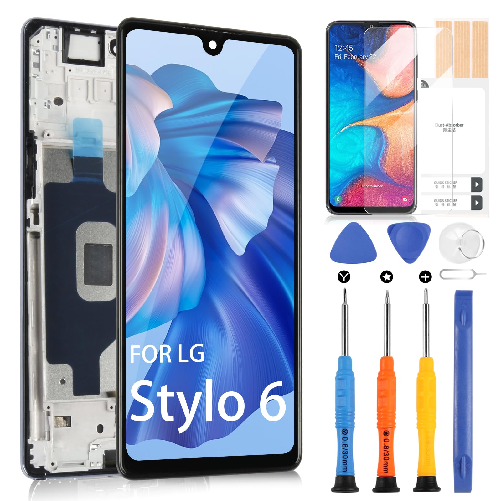 Amazon.com: for LG Stylo 6 Q730 Screen Replacement - for LG Stylo 6 LCD ...