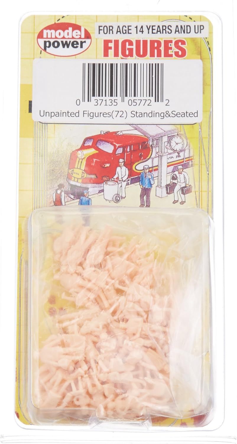 Amazon.com: Model Power HO Figures, Unpainted (72) MDP5772 : Arts ...