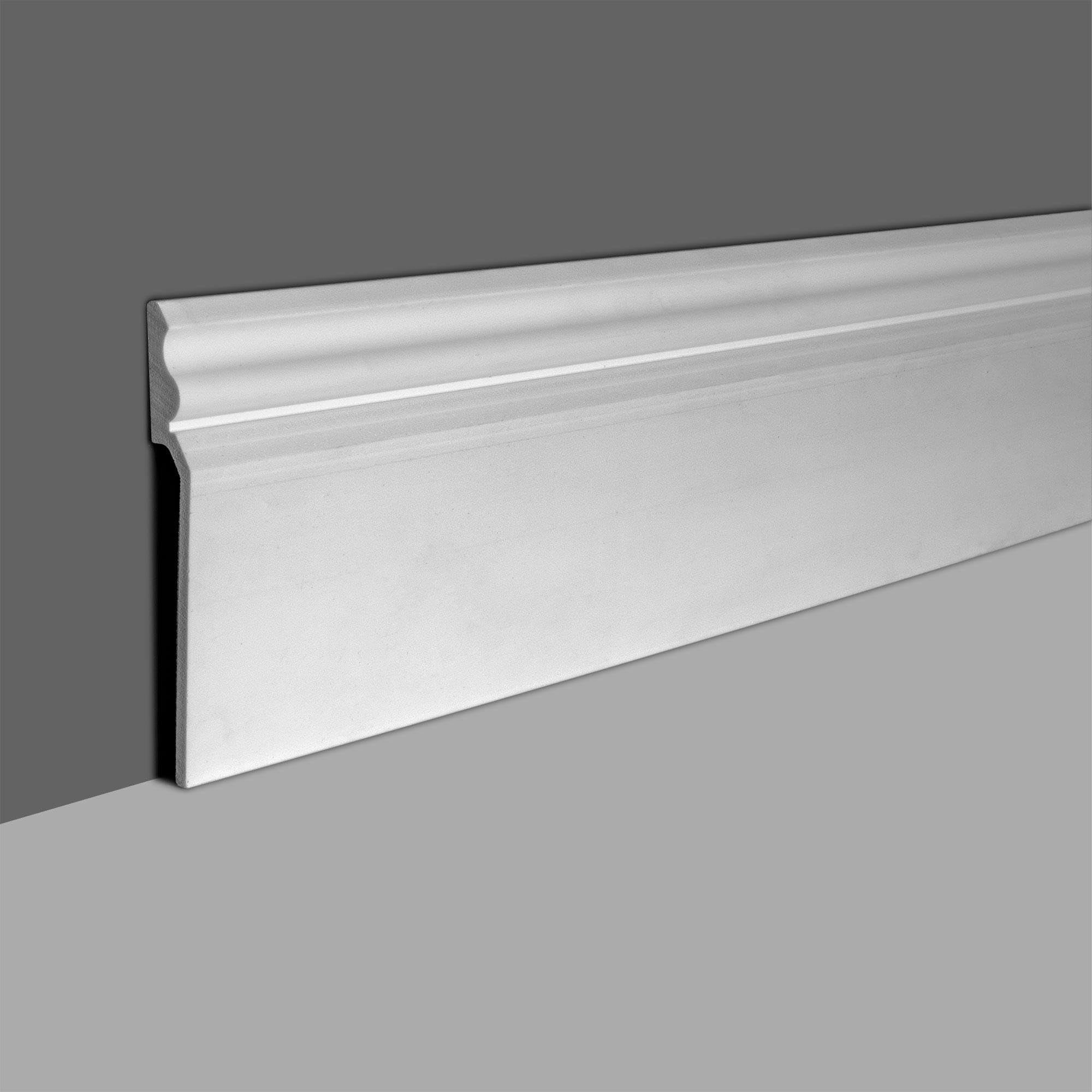 Amazon.com: Outwater 7/8 inch x 7-3/4 inch x 96 inch PVC Baseboard Over ...