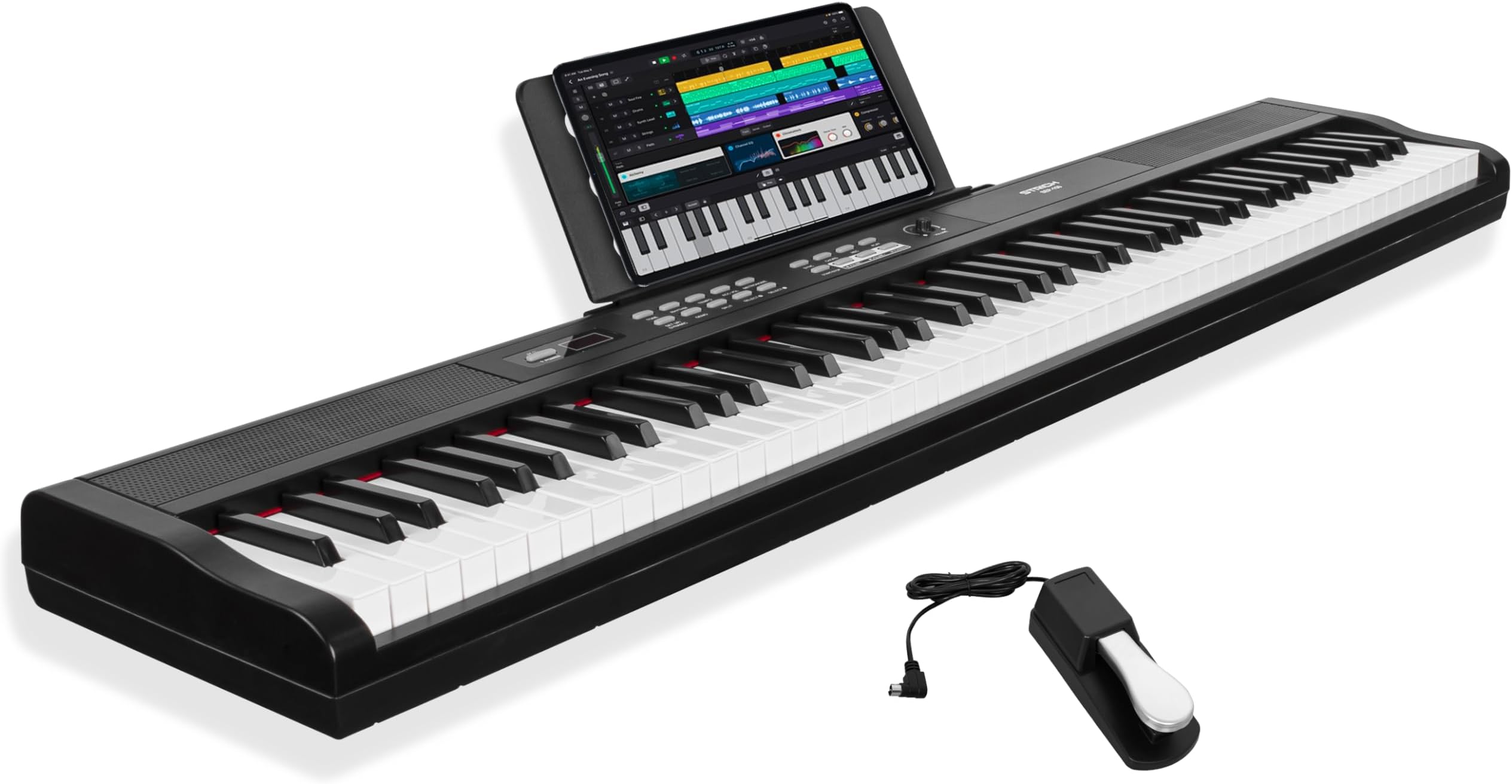 Amazon.com: STRICH Digital Piano Keyboard - Full Size 88 Key Electric ...