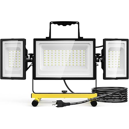 LTE 50W LED Work Light, 5500LM LED Flood Lights, 500W Equivalent, IP66 ...