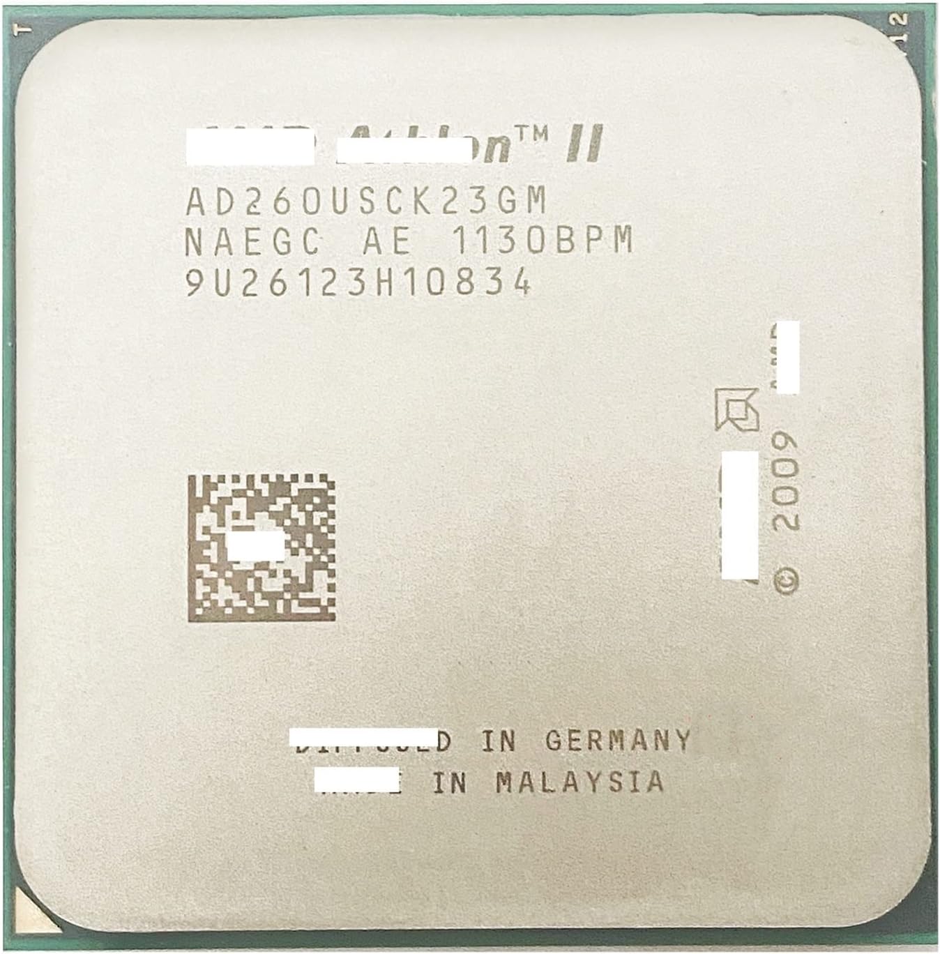 Amazon | CPU X2 260u 1.8 GHz デュアルコア CPU プロセッサ AD260USCK23GM ソケット AM3 ...