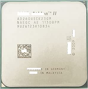 Amazon | CPU X2 260u 1.8 GHz デュアルコア CPU プロセッサ AD260USCK23GM ソケット AM3 ...