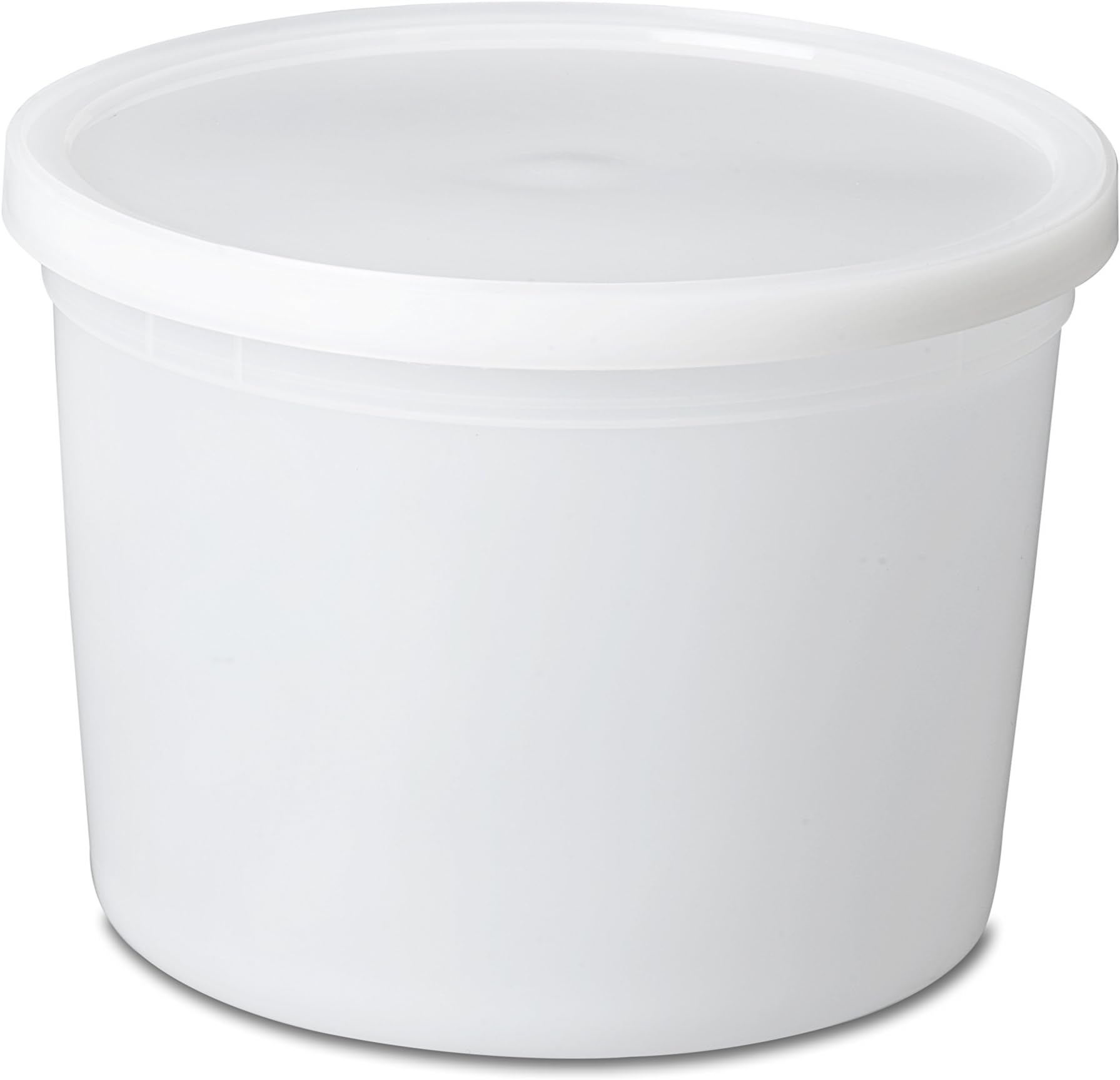 Amazon.com: 64oz Durable Plastic Storage Containers (10 pack) Suitable ...