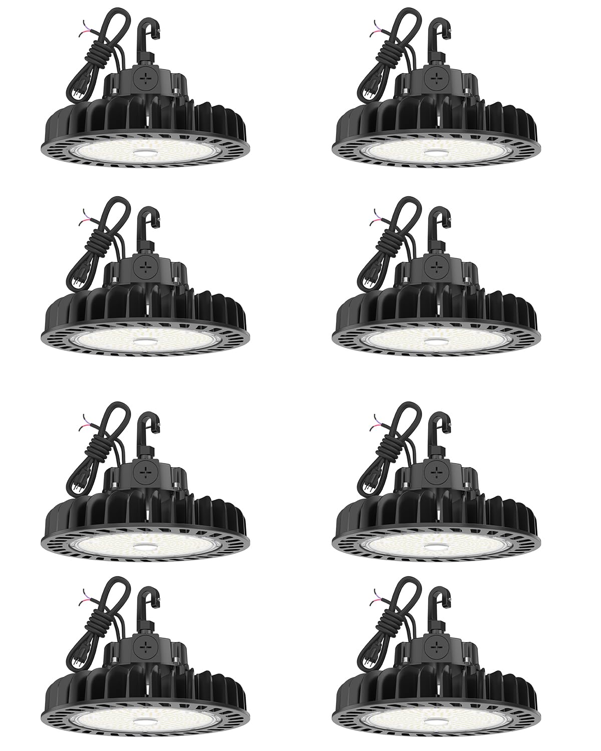 HYPERLITE 8PACK UFO Led High Bay Light 150W 21,750lm 5000K 1-10V ...