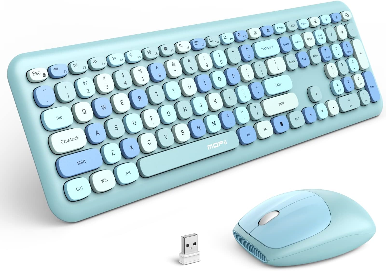 Amazon.com: Arteck Bluetooth Keyboard and Mouse Combo Ultra Compact ...