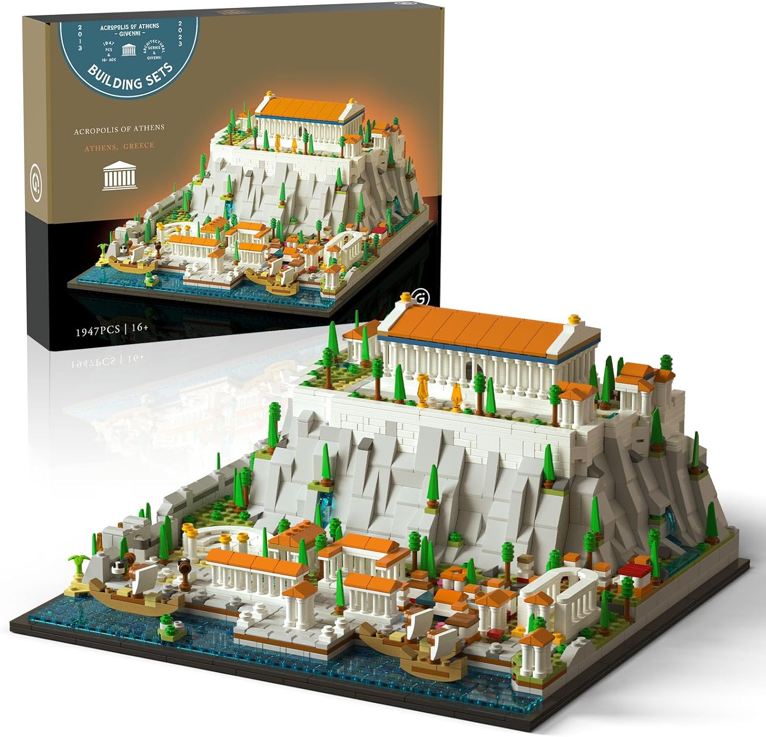 Amazon.com: Givenni Architecture The Acropolis in Athens Building Sets ...