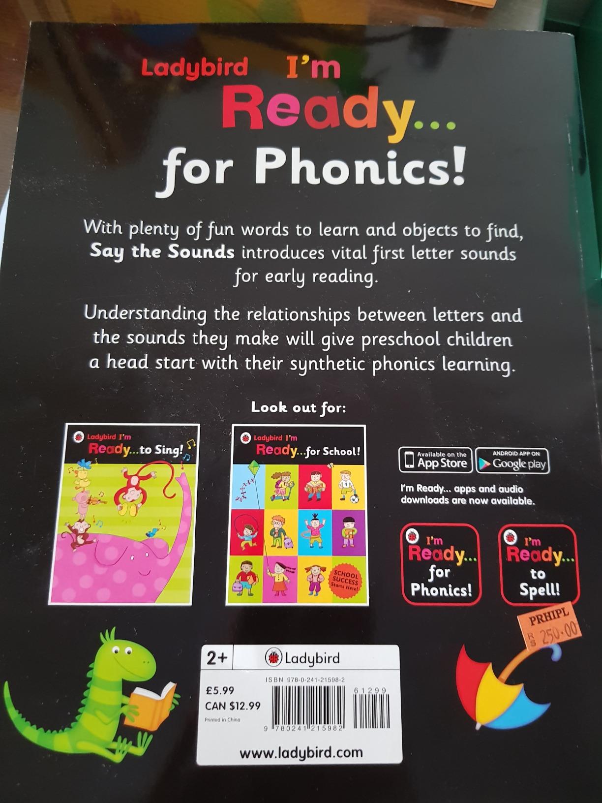 Ladybird I'm Ready for Phonics: Say the Sounds : Ladybird: Amazon.in: Books
