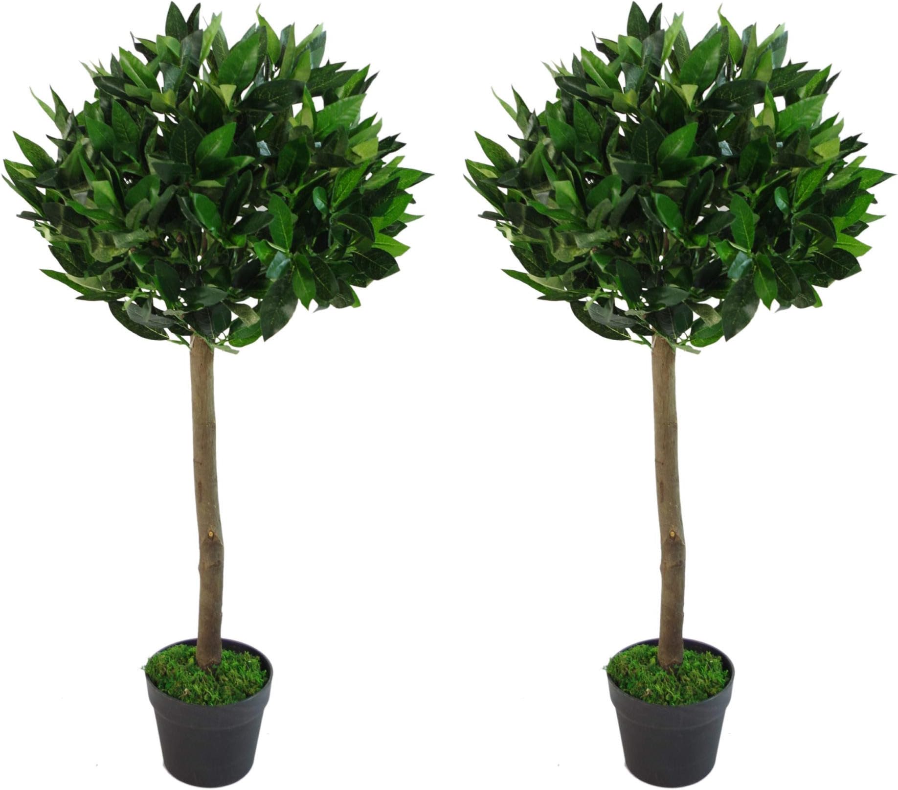 2 X Artificial Trees - 3ft Topiary Ball Trees Topiary Trees : Amazon.co ...
