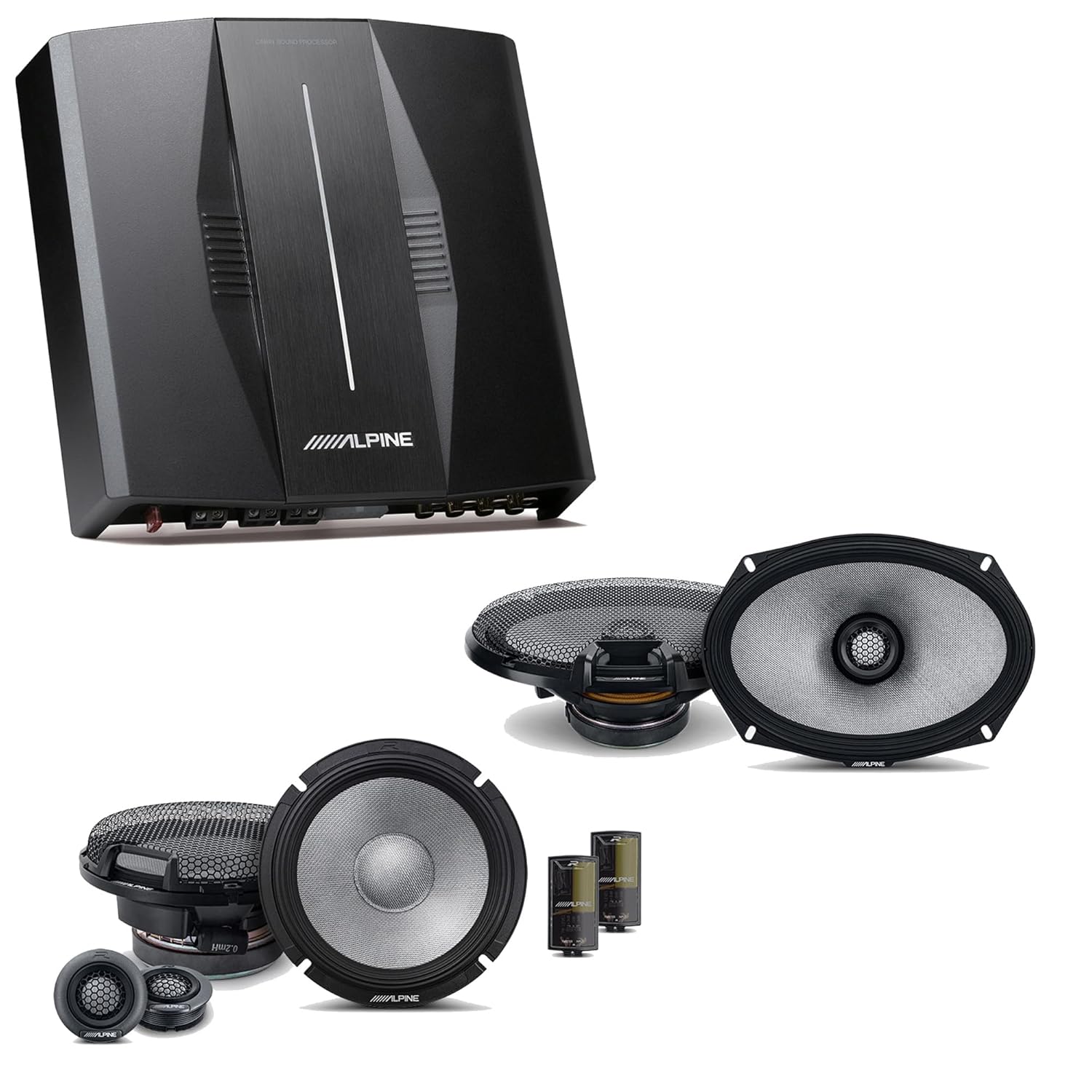 Amazon.com: Alpine PXE-C80-88 OPTIM8 8-Channel Hi-Res Digital Sound Processor Amplifier w/ R2 ...