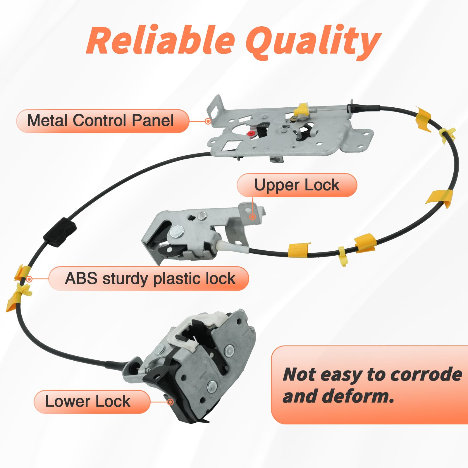Snapklik.com : Blycorul Rear Door Latch Assembly, Left Driver Side Lock ...