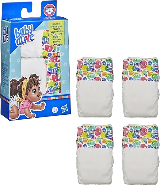 Amazon.co.jp: ハズブロ(HASBRO) ベビーアライブ おむつ4枚セット 対象年齢3才以上 E9119 正規品 : ベビー＆マタニティ