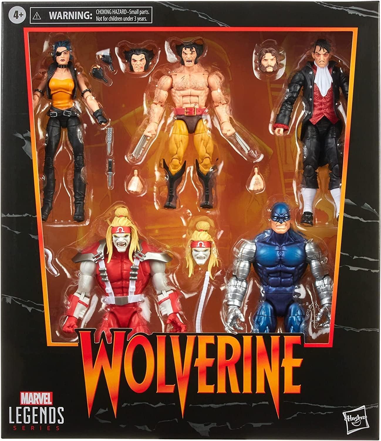 Amazon.com: Marvel Legends Series Wolverine 5-Pack - Omega Red, Cyber ...