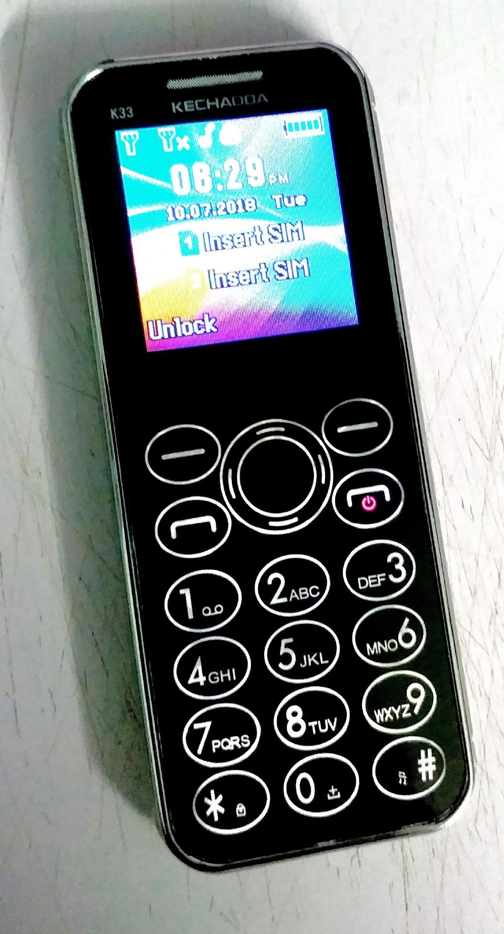 KECHAODA K33 (Black-Silver, 32GB), Small : Amazon.in: Electronics