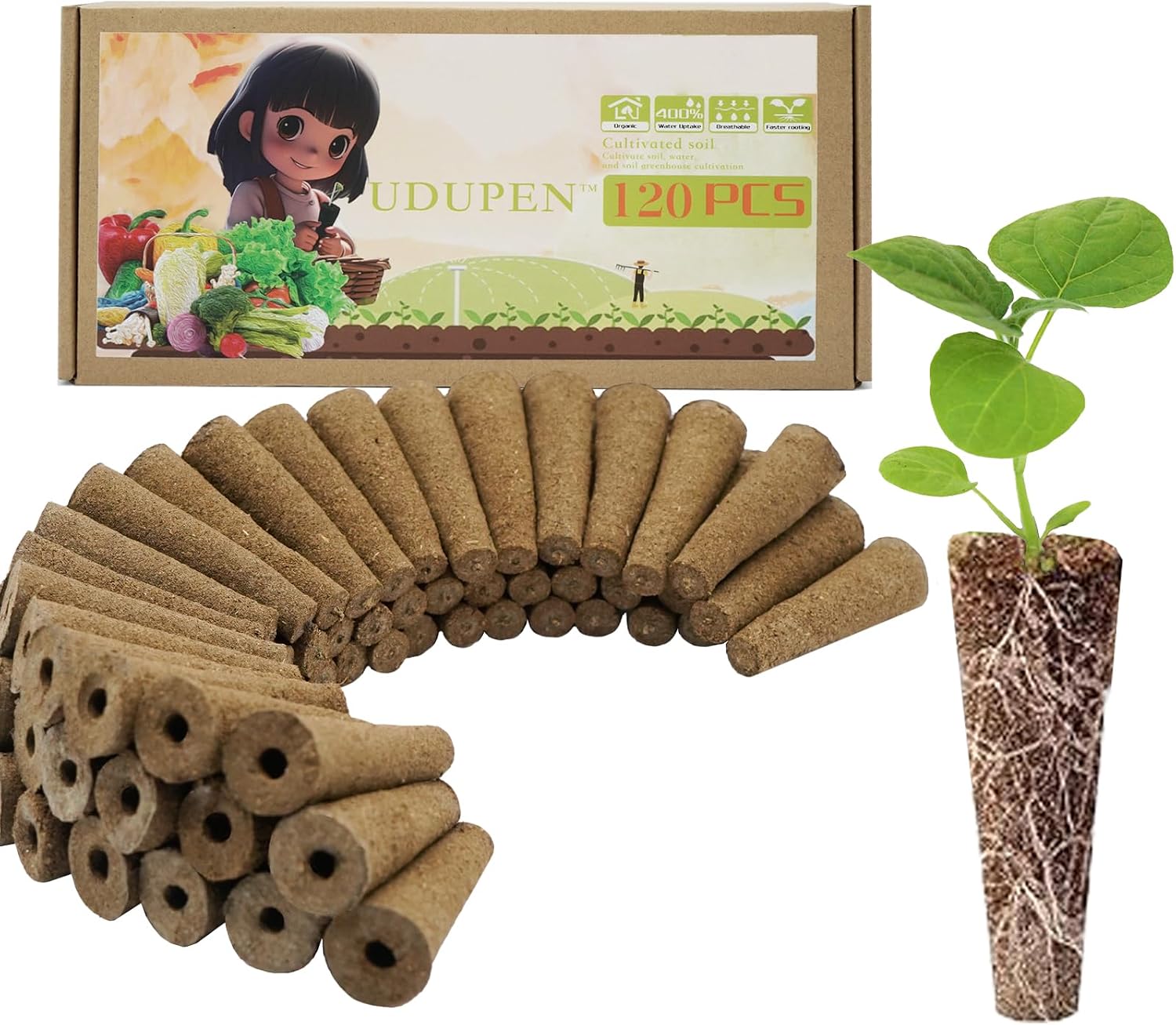 Amazon.com : UDUPEN 120pcs hydroponic Sponge, hydroponics Planting ...