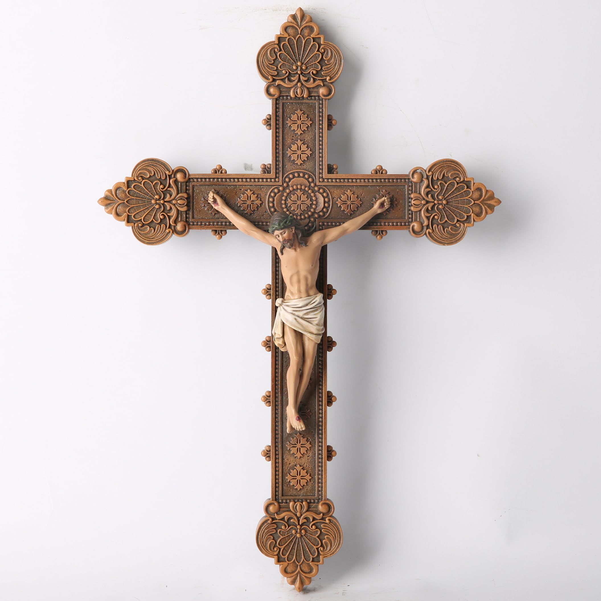 Amazon.com: BC Catholic Crucifix Wall Cross, Holy Cross, Religious Gift ...