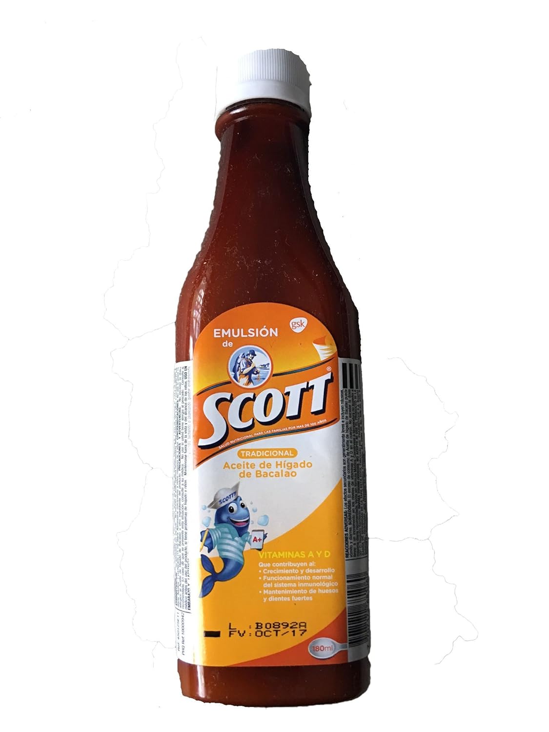 Emulsion de Scott (Sabor Tradicional) 180 Ml : Amazon.in: Grocery ...