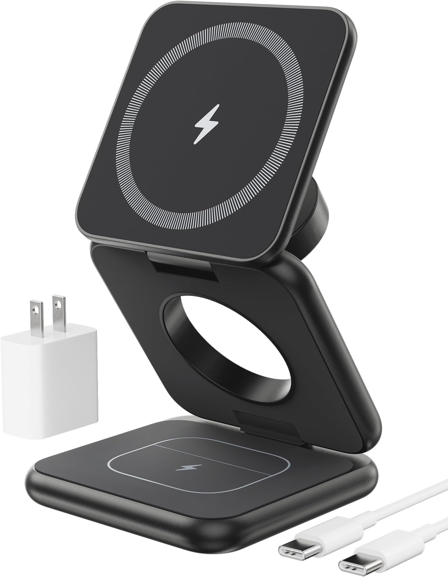 Amazon.com: Foldable Magnetic Wireless Charger, KU XIU X40 Aluminum ...