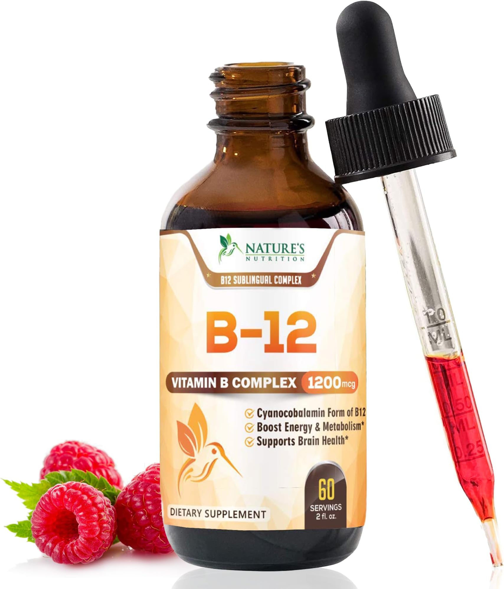 Amazon.com: NOW Supplements, Ultra B-12, Liquid, 800 mcg Folic Acid ...