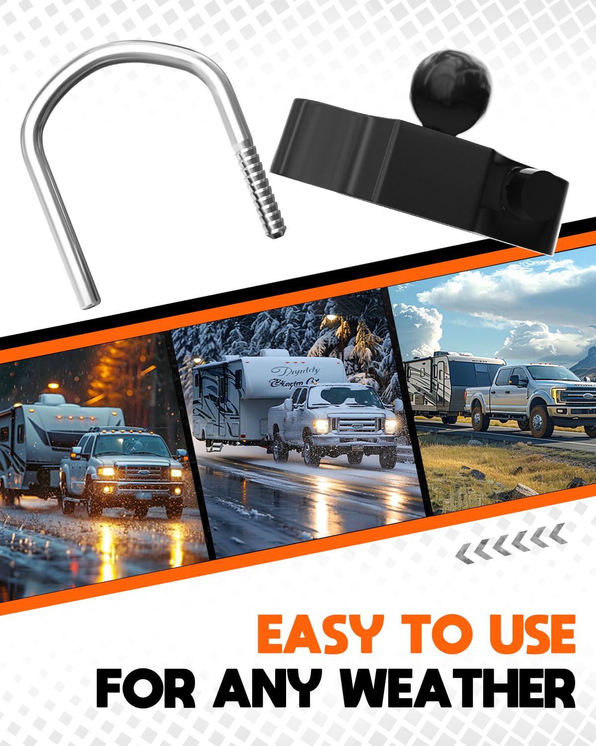 Snapklik.com : Trailer Ball Hitch Lock, Coupler Lock, Trailer Hitch ...