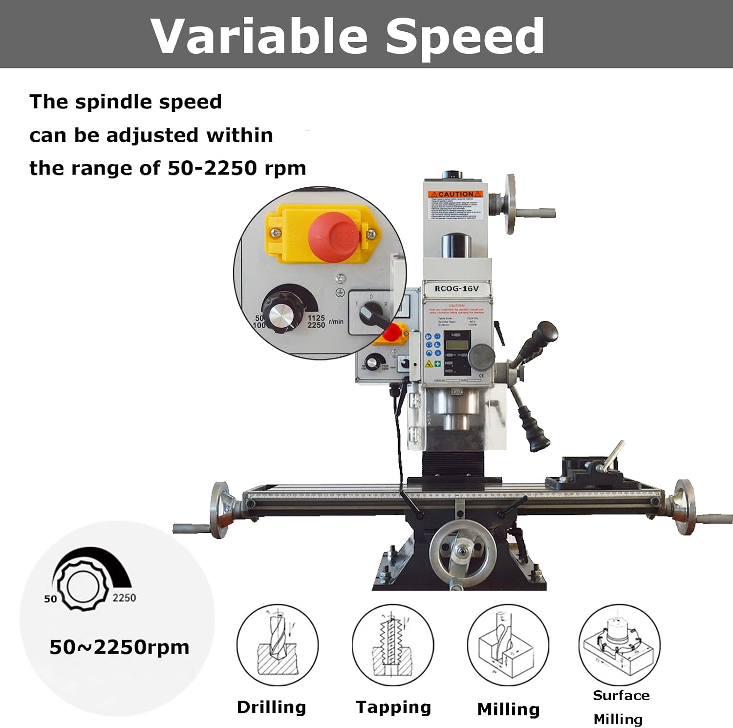 INTBUYING Mini fresadora de mesa de alta precisión de 600 W, motor sin ...