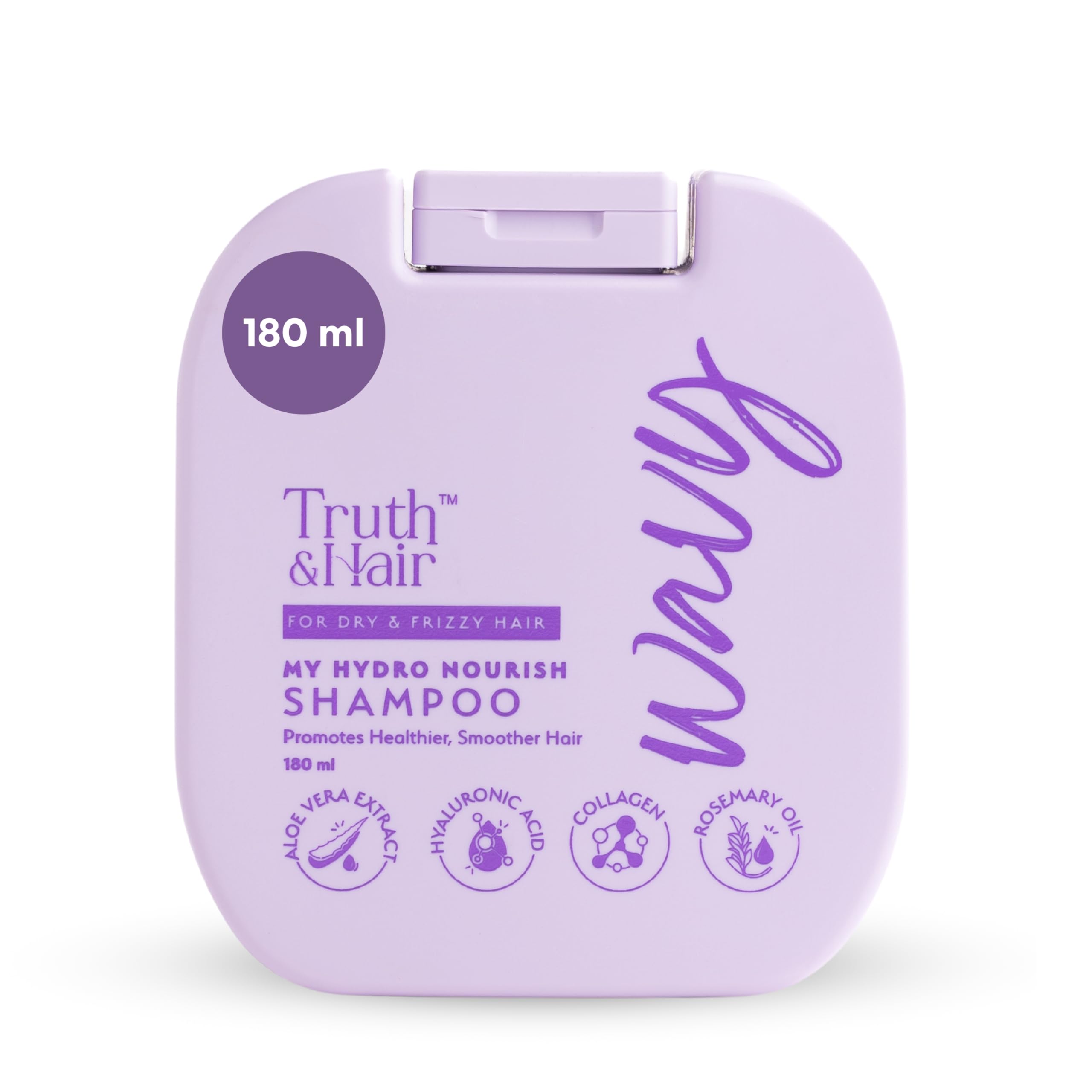 Buy TRUTH & HAIR Hydro Nourish Shampoo for Wavy Hair (180ml) | Enriched ...
