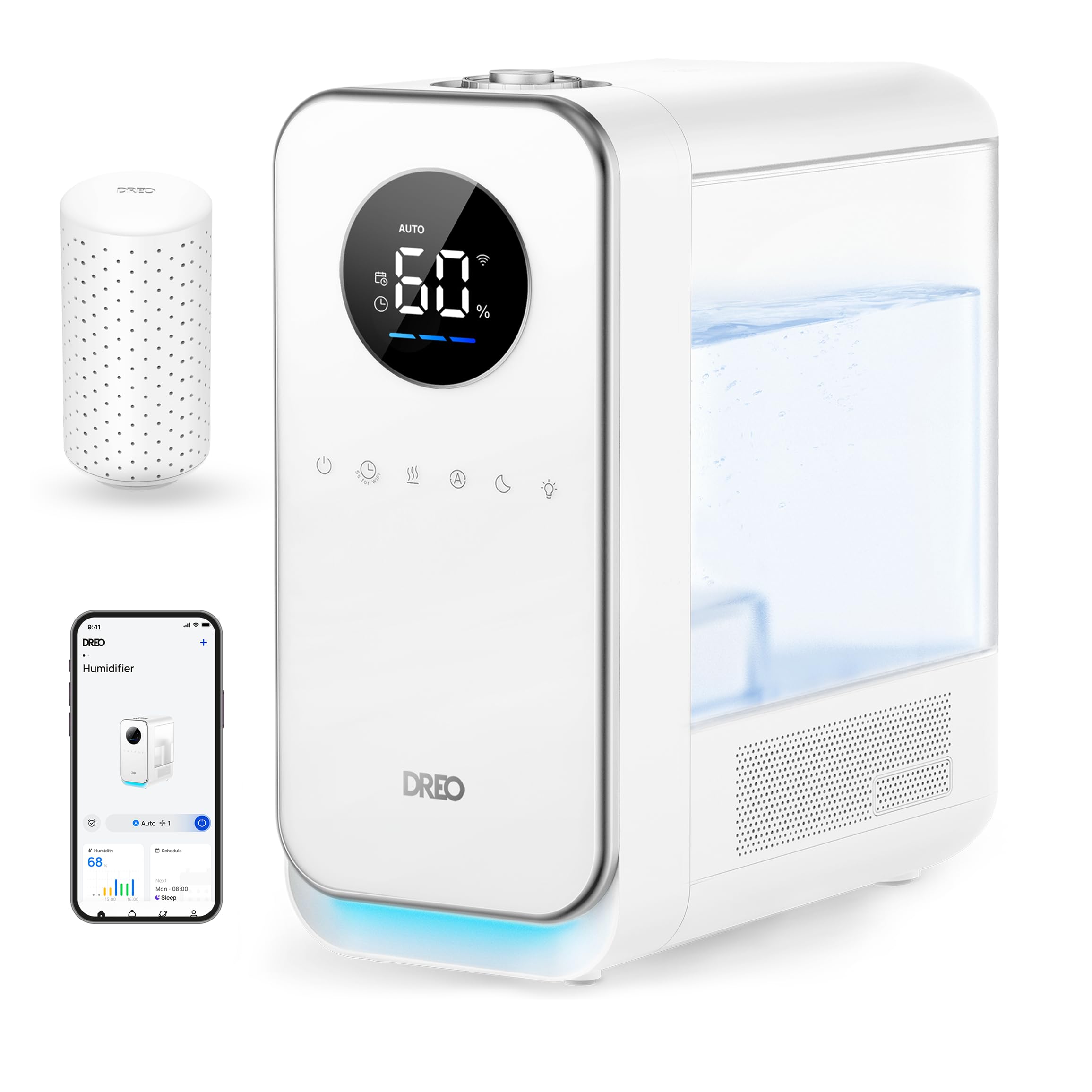 Amazon.com: Dreo Humidifiers for Bedroom, Top-filled Smart Quiet Cool ...
