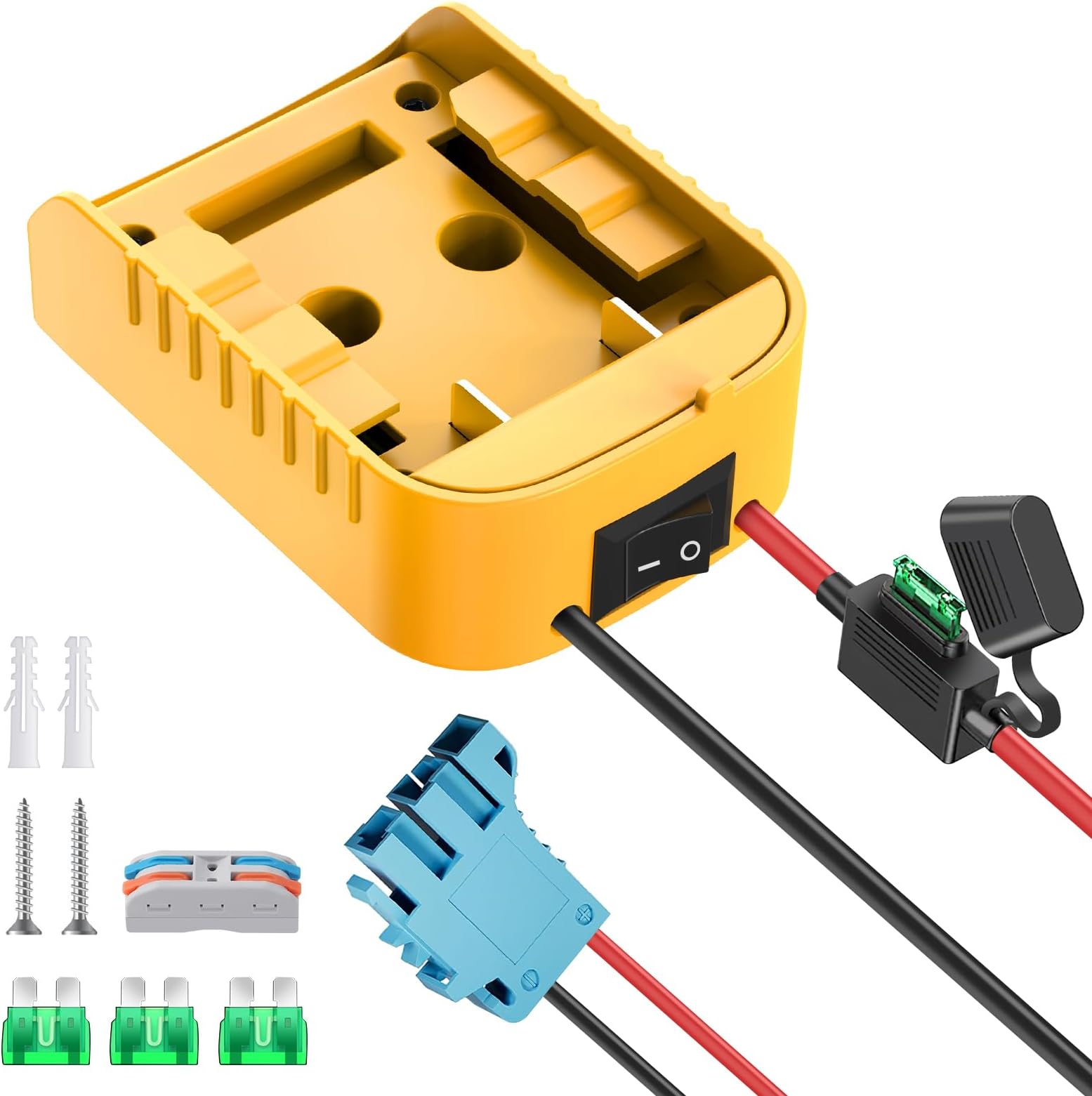 Amazon.com: KOEZEOI Power Wheels Adapter for Dewalt 20V Battery Adapter ...