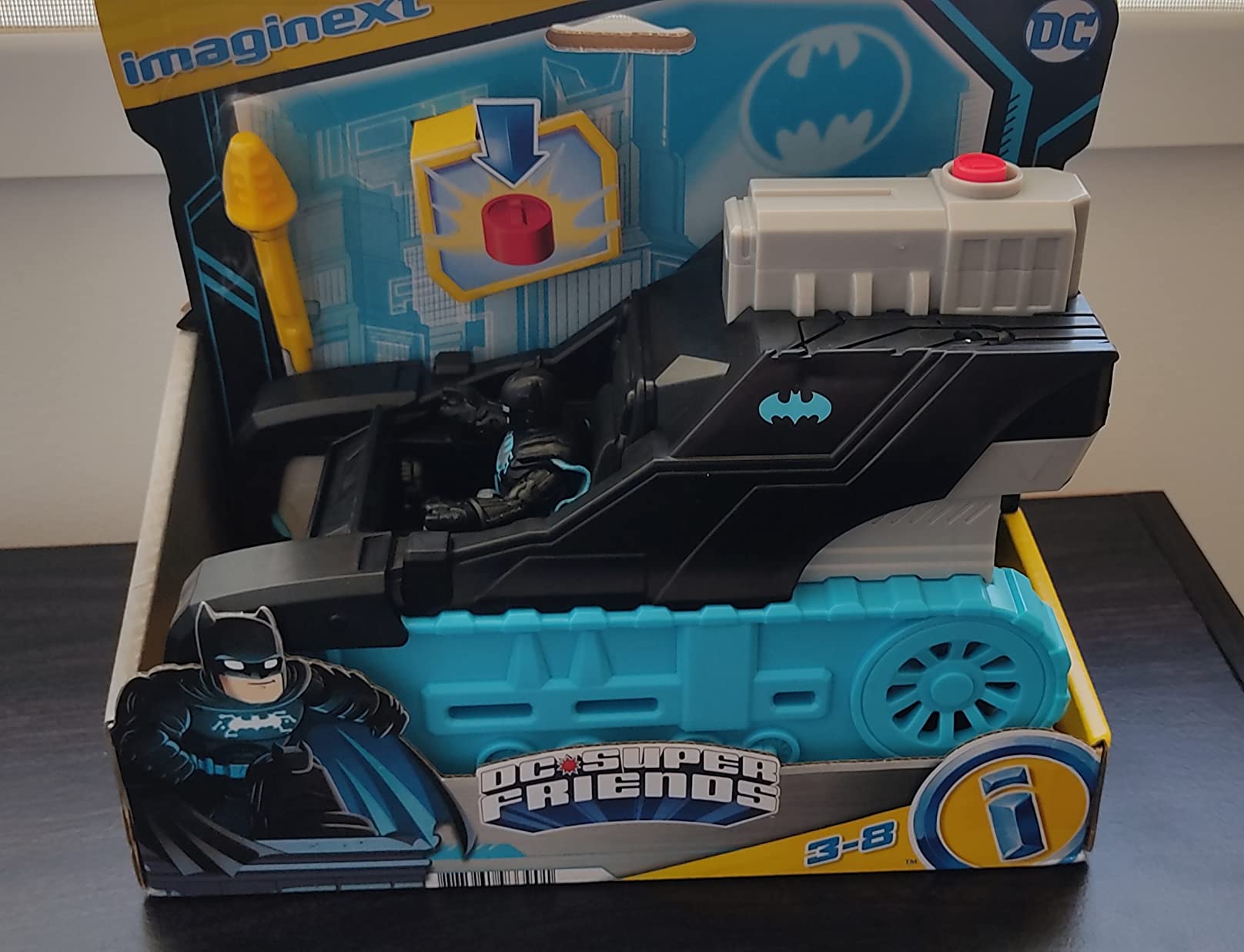 $2/mo - Finance Fisher-Price Imaginext DC Super Friends Batman Toy, Bat ...