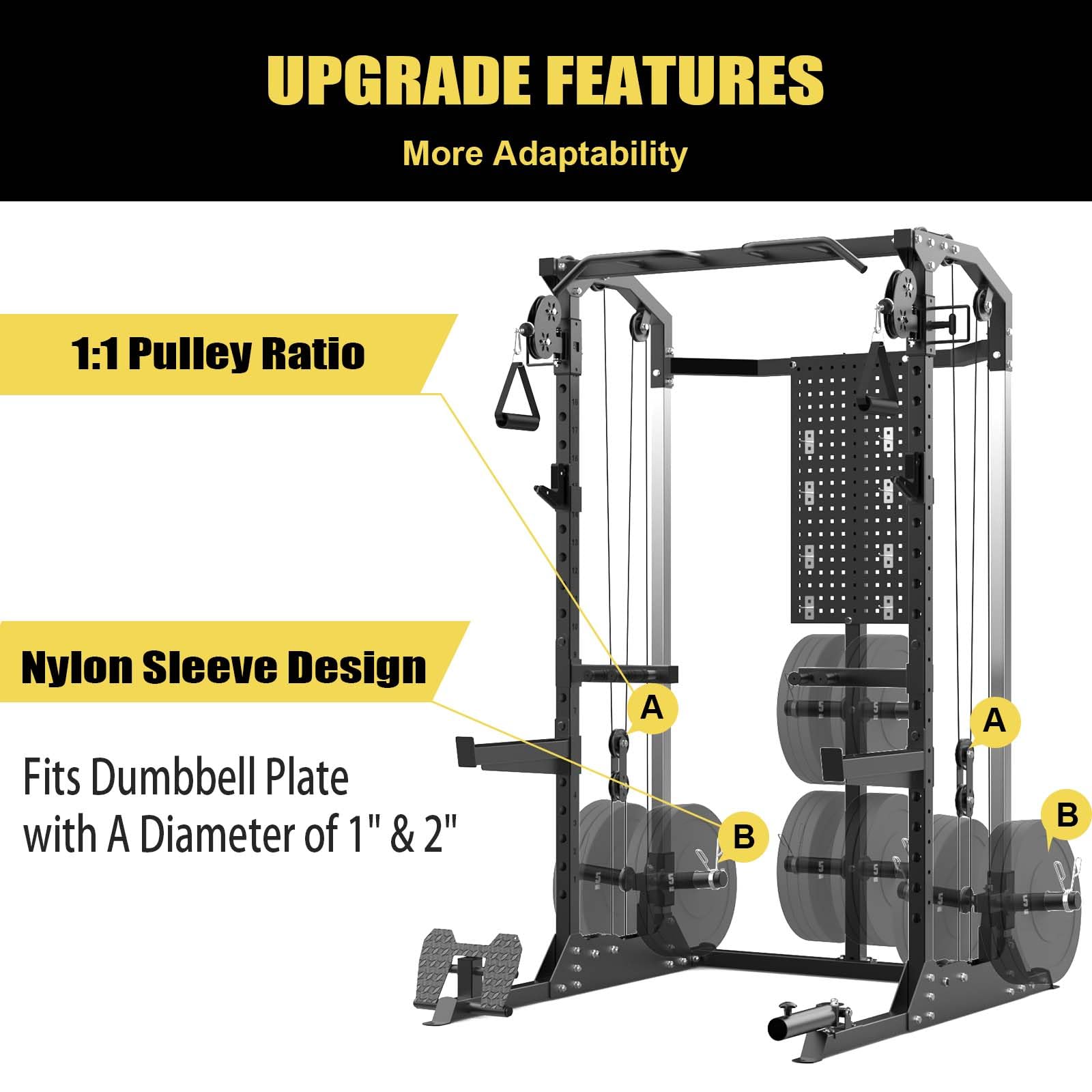 Snapklik.com : Multi-Function Power Cage, Power Rack