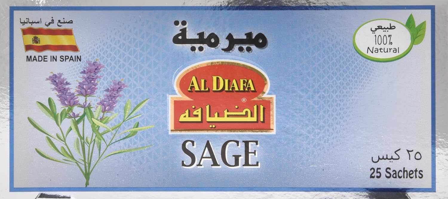 Al Diafa Sage Sachets, 25 X 1.2G - Pack of 1 : Buy Online at Best Price ...