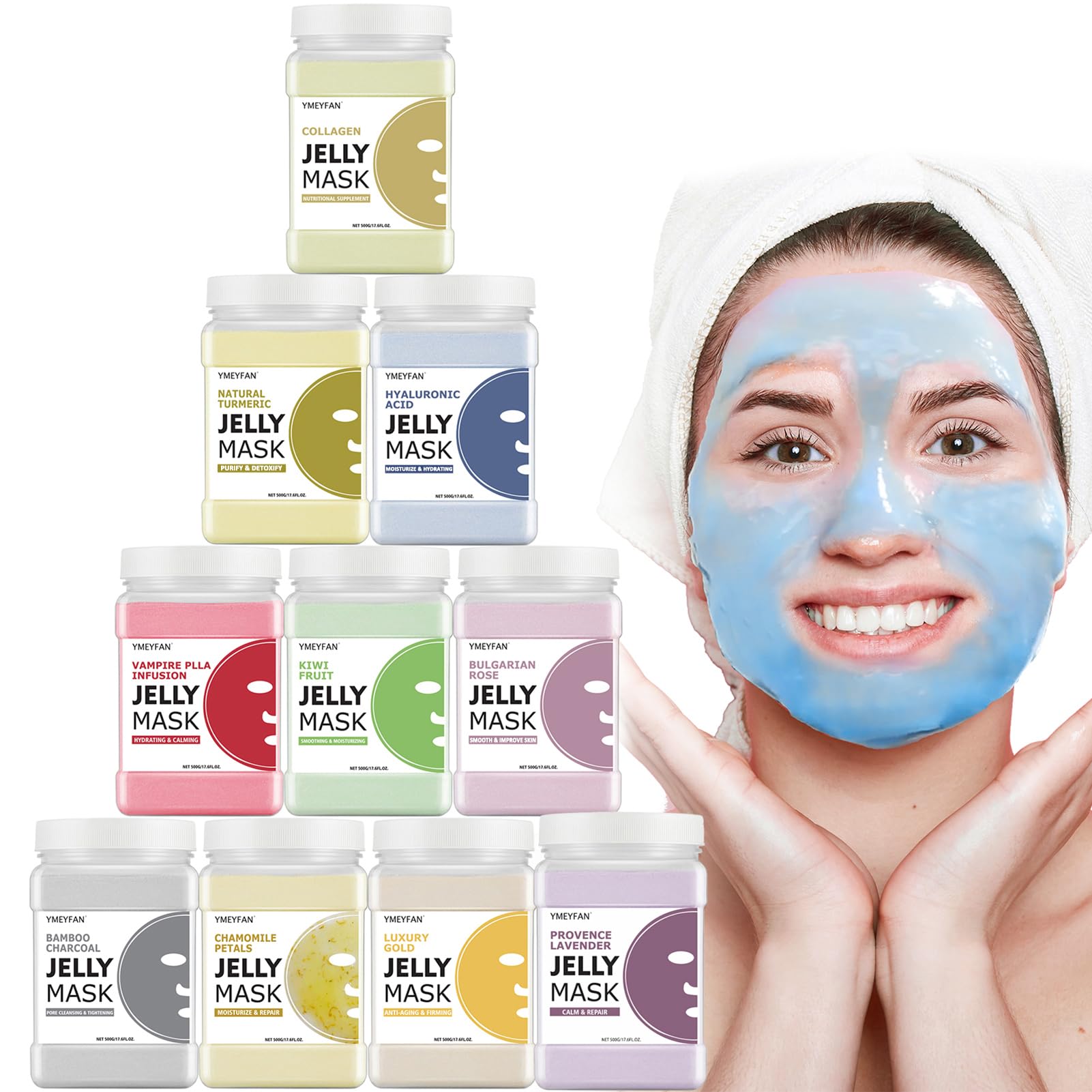 Amazon.com : YMEYFAN Jelly Mask for Facials, Hydro Jelly Mask Powder ...