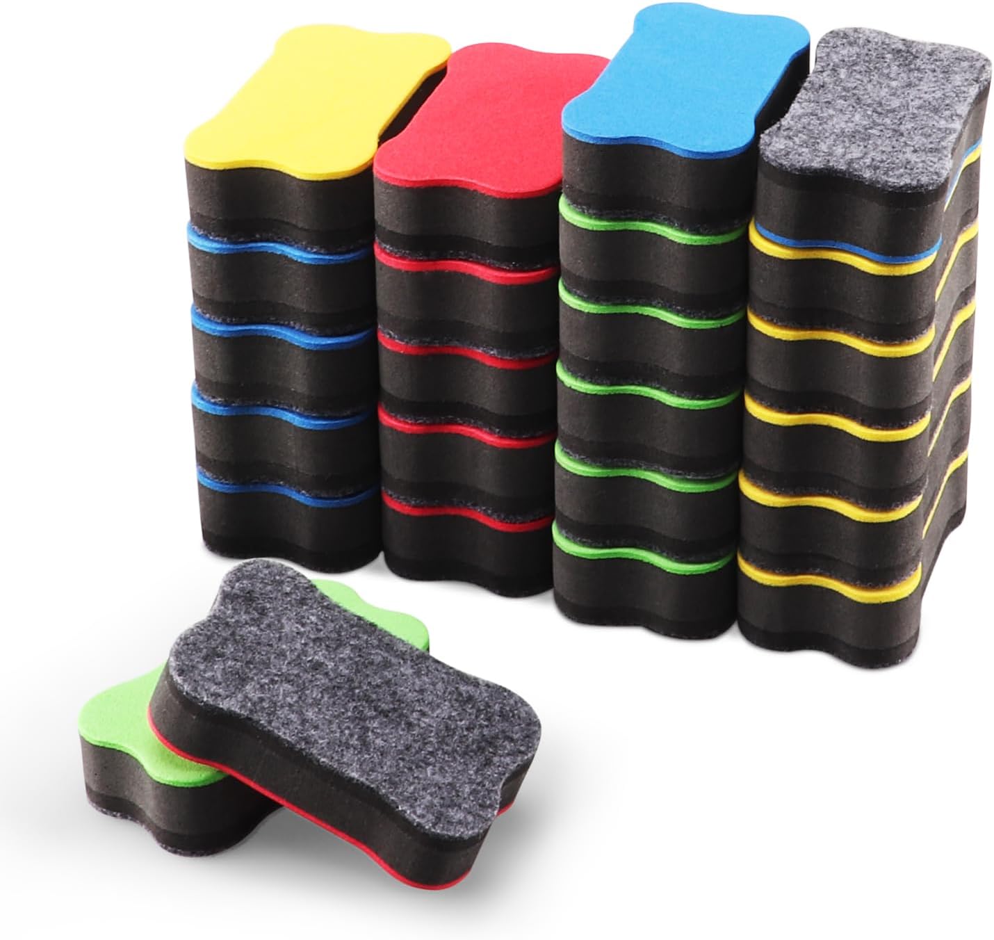 Amazon.com: OOTDAY Dry Erase Erasers 24 PCs, Whiteboard Eraser, Dry ...