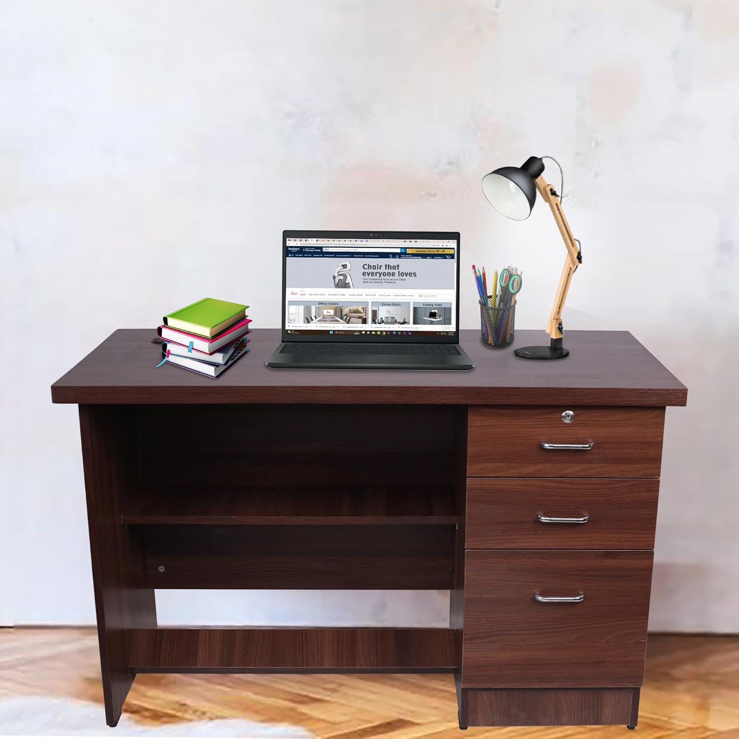 ROSE Mika Study Table | 1 Year Warranty | Contemporary Study Desk for ...