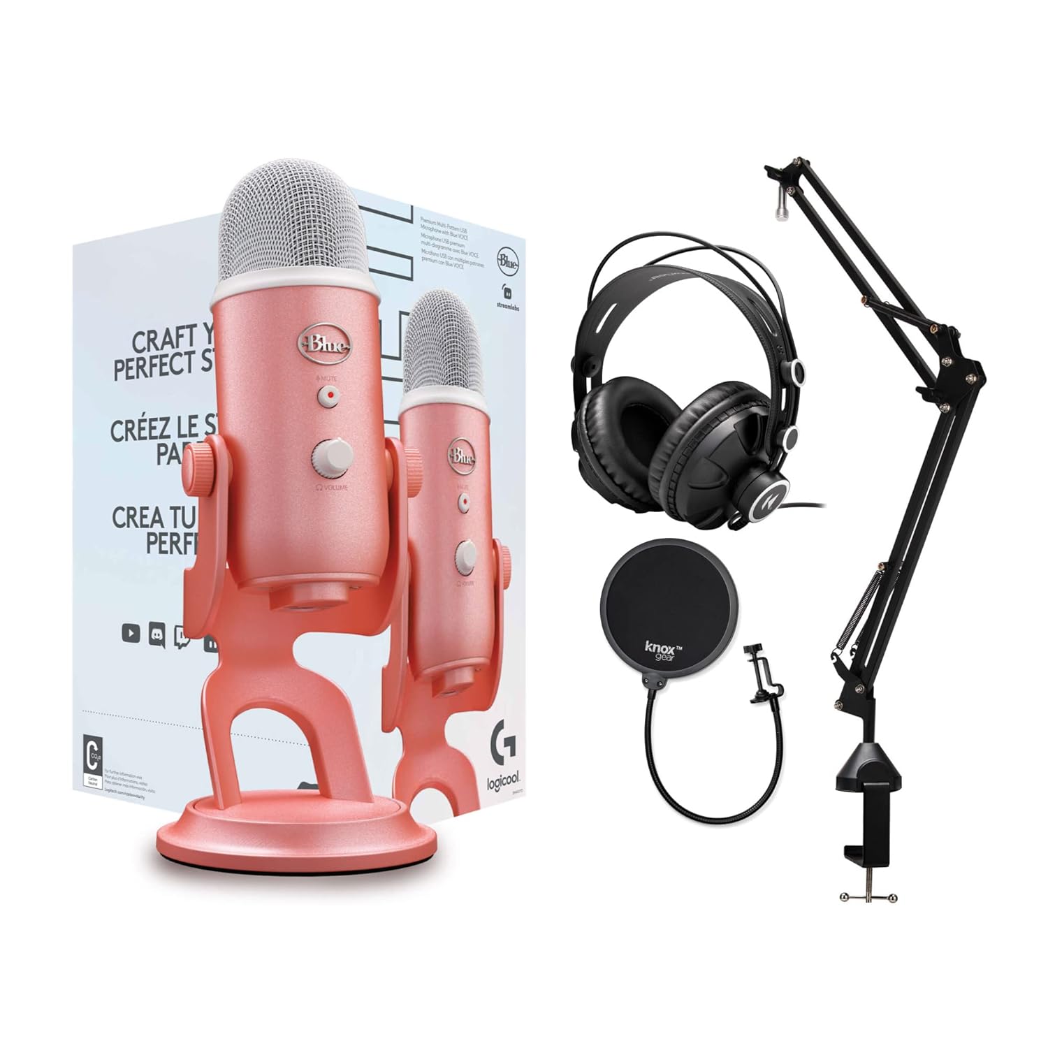 Blue Microphones Yeti USB Microphone Aurora Collection (Pink Dawn ...