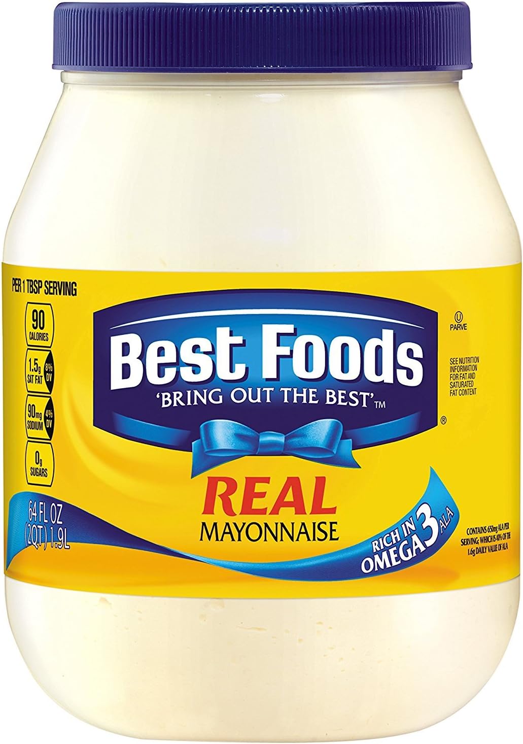 Amazon.com : Best Foods Mayonnaise Creamy Real Mayo Gluten Free, Kosher ...