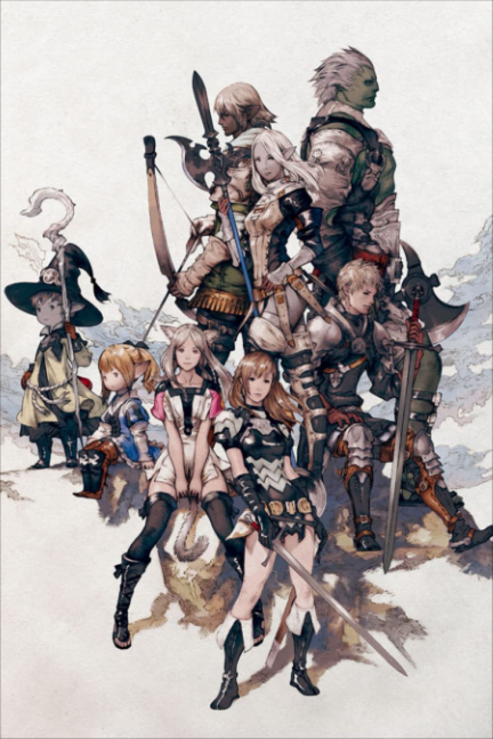 Final Fantasý XIV Notebook: FFXIV Wide Ruled, 6x9, 100 Pages | Best ...