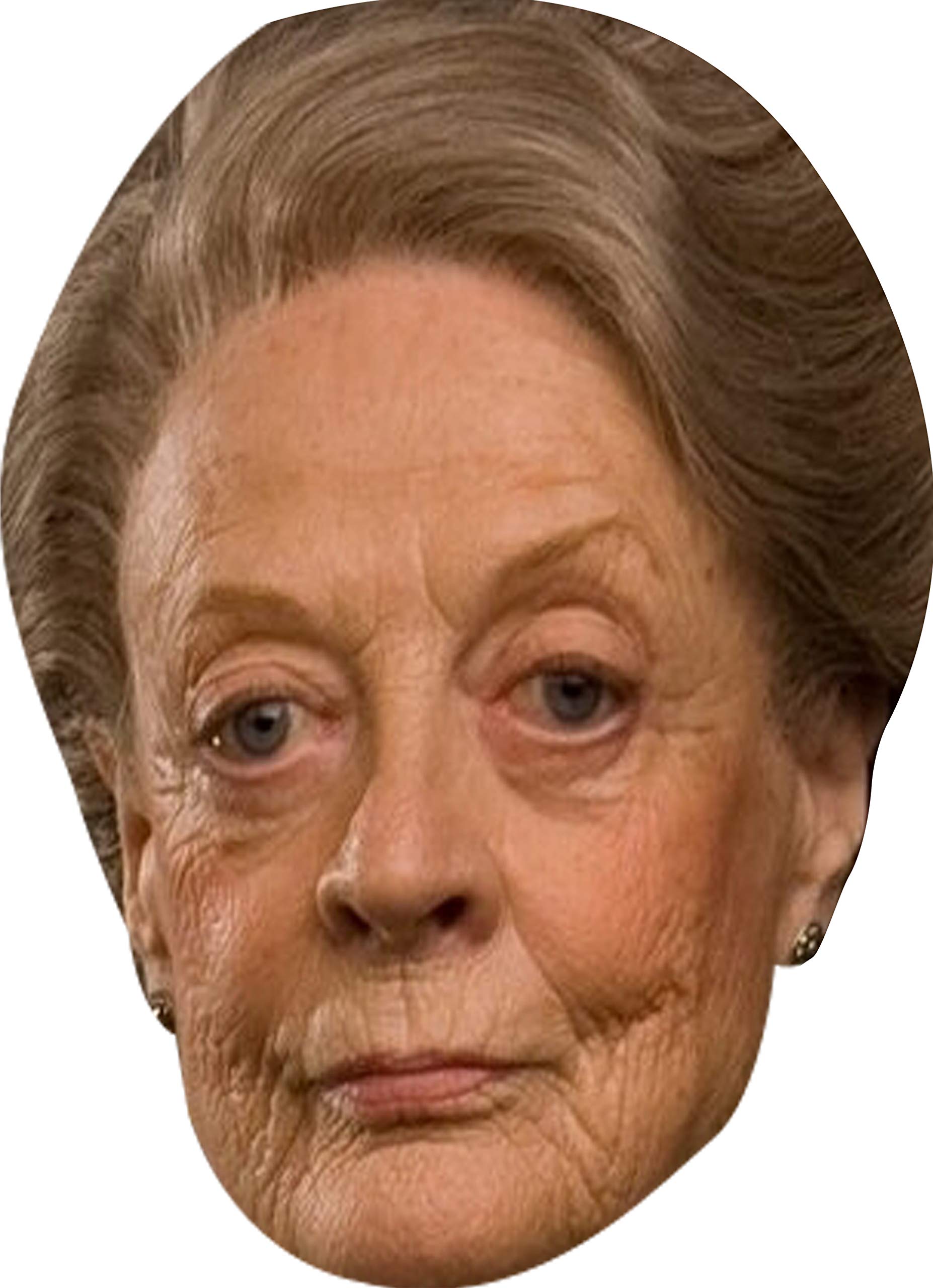 FoxyPrinting Maggie Smith Tv Star Celebrity Cardboard Party Face Mask ...