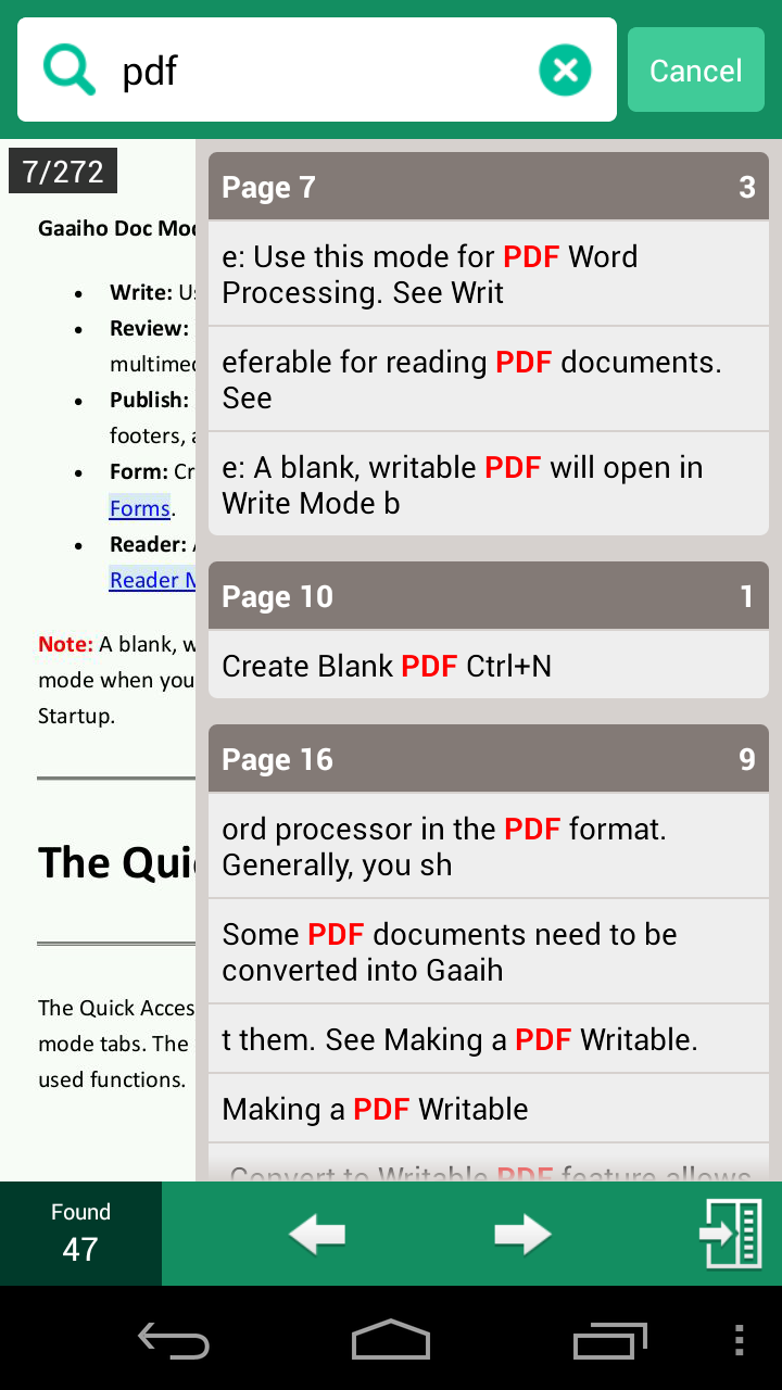 Gaaiho PDF Reader - Application sur Amazon Appstore