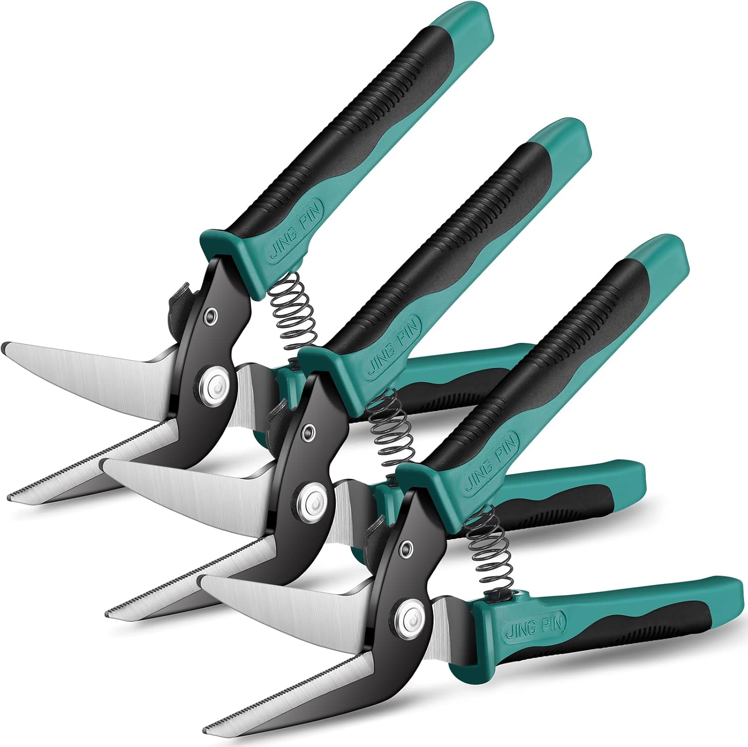 Lasnten 3 Pcs 9 Inch Scissors Heavy Duty Industrial Utility Scissors ...