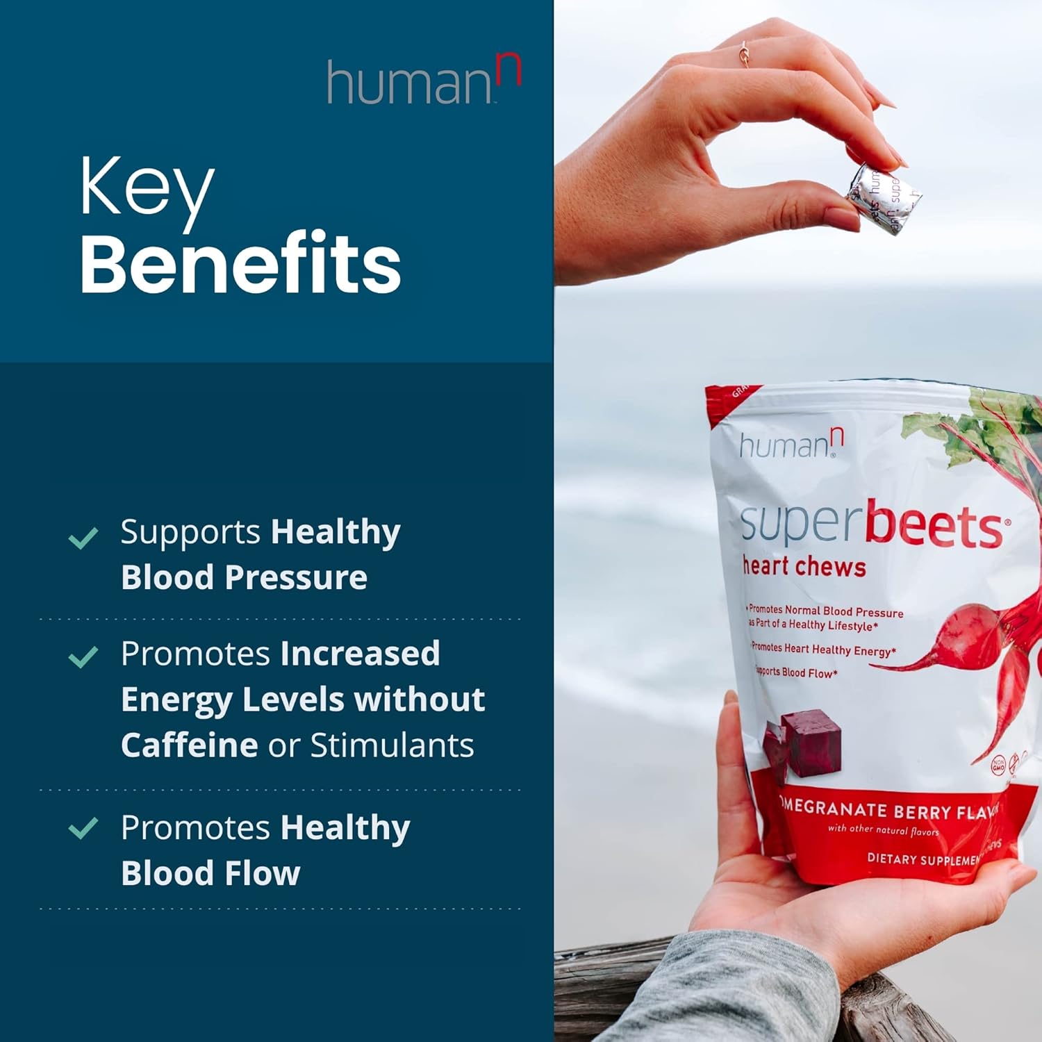Unlock the Power of Heart Chews with HumanN SuperBeets!