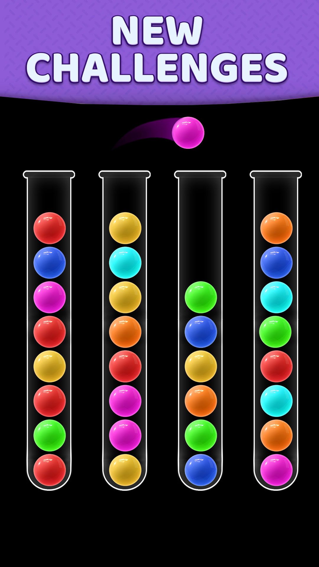 Ball Sort Color Puzzle Games: Bubble Sort - Tricky Puzzle Master - App ...