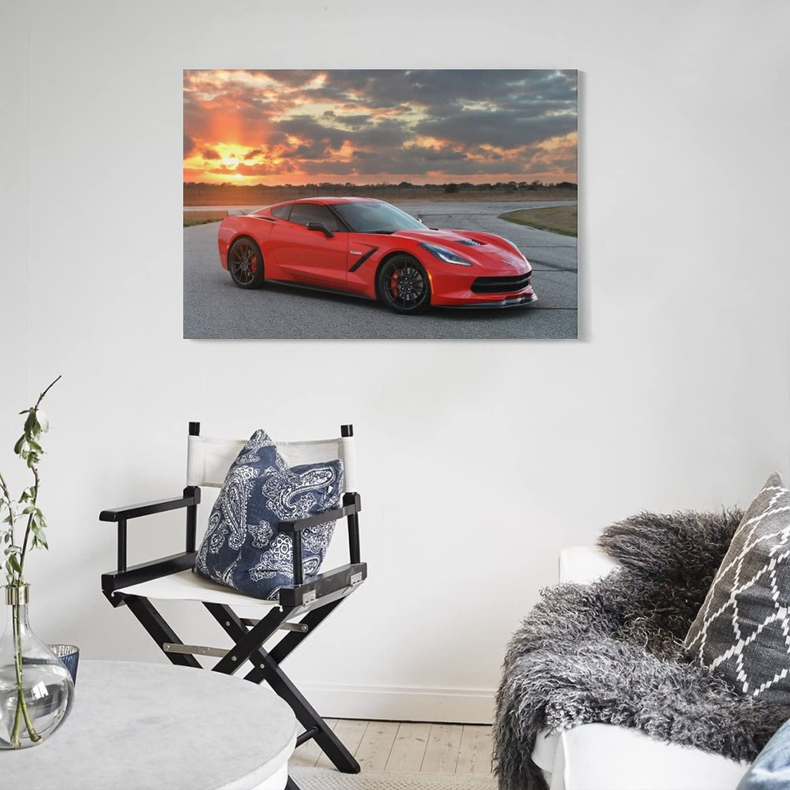 2017 Corvette Racing Poster ASPEN SNOWMASS VINTAGE CAR RACE 2017