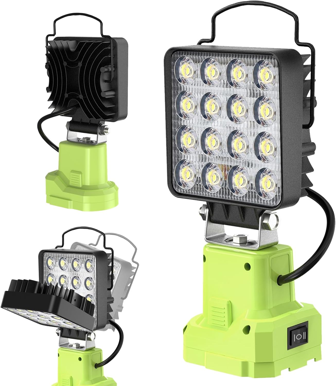 Cordless LED Work Light Compatible with Ryobi 18V ONE + Lithium Ion ...